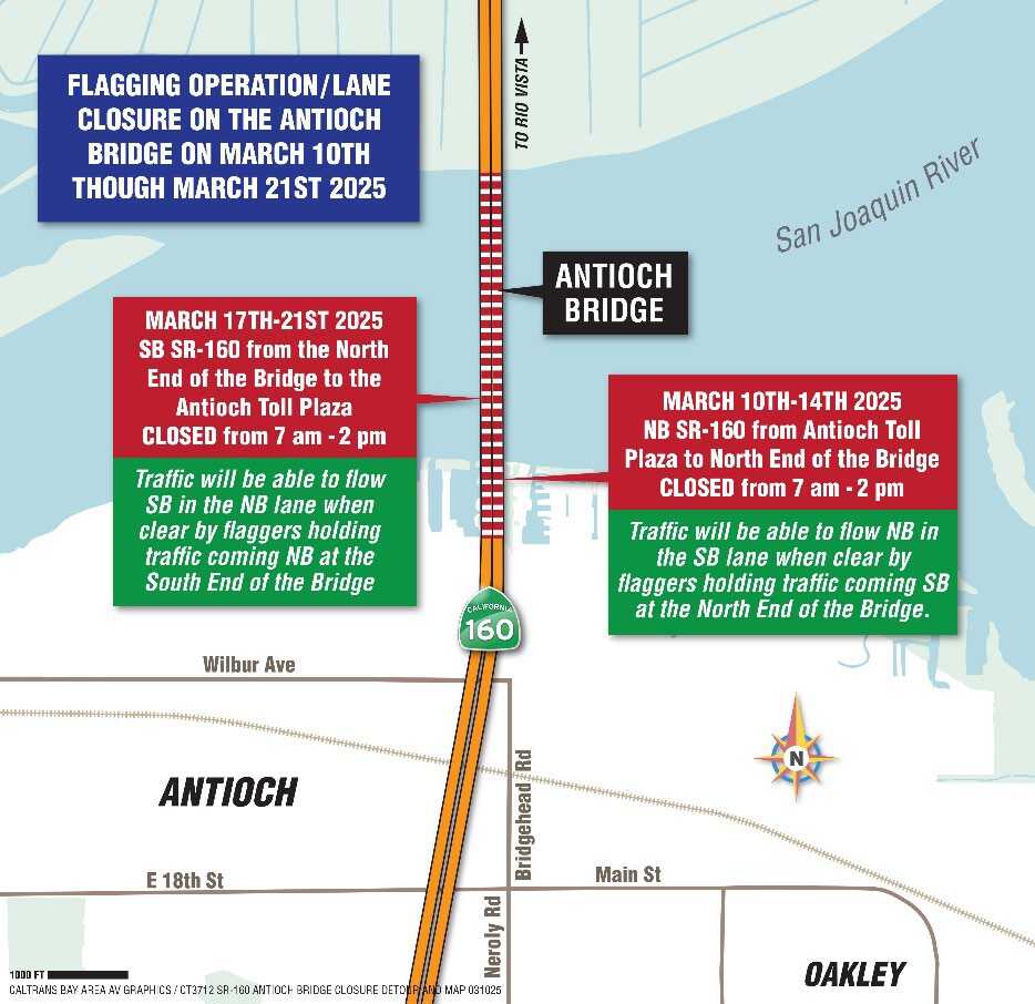 CalTrans issued a press release regarding Daytime One Way Traffic ...