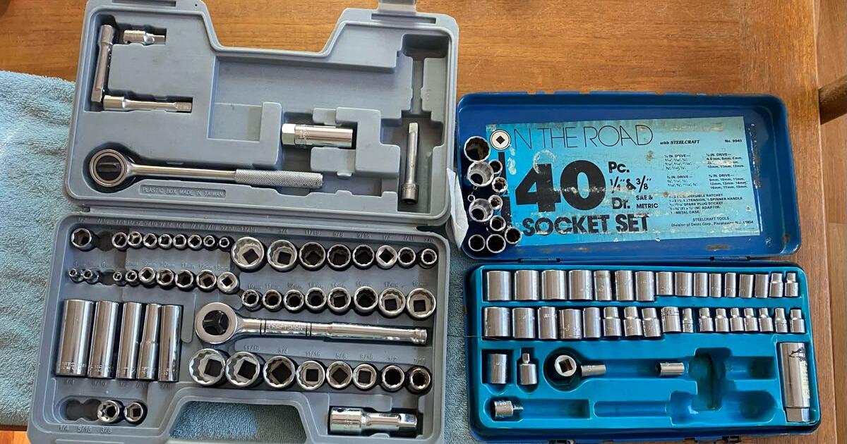 Vintage Socket sets, vintage tuneup set and a few spare parts for $20 in Shoreline, WA | For ...