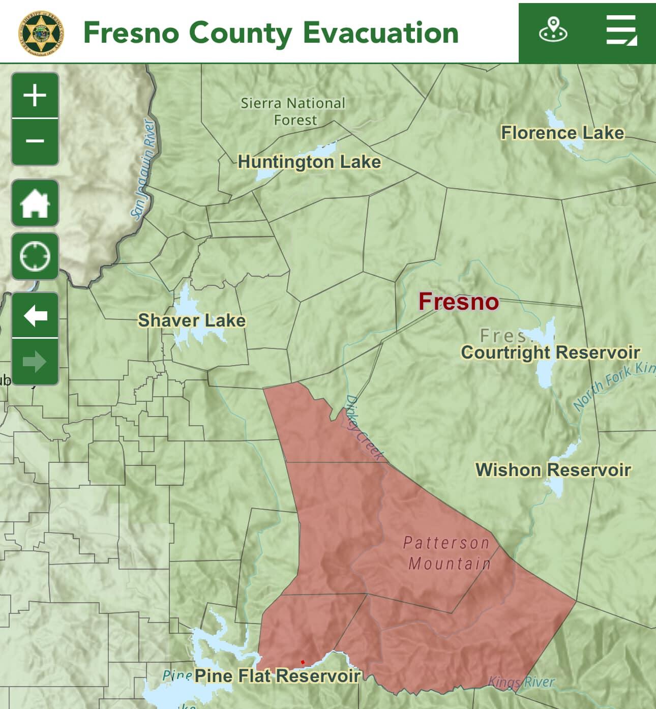 Sheriff’s Deputies Work to Evacuate Campers as Basin Fire Grows (Fresno ...