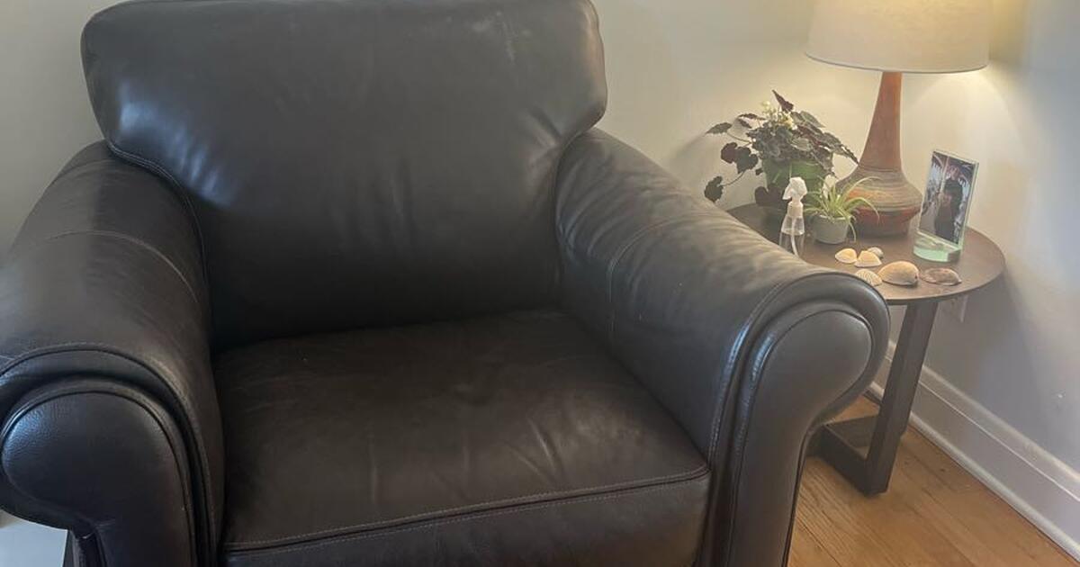 Over-sized leather armchair for Free in Baltimore, MD | For Sale & Free ...