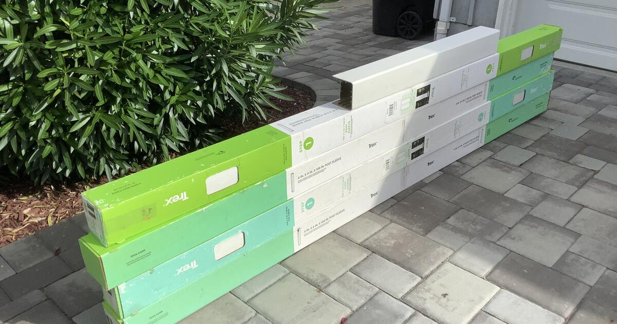 Composite Deck Materials -- Trex 4x4 Post Sleeves for Free in San Jose ...