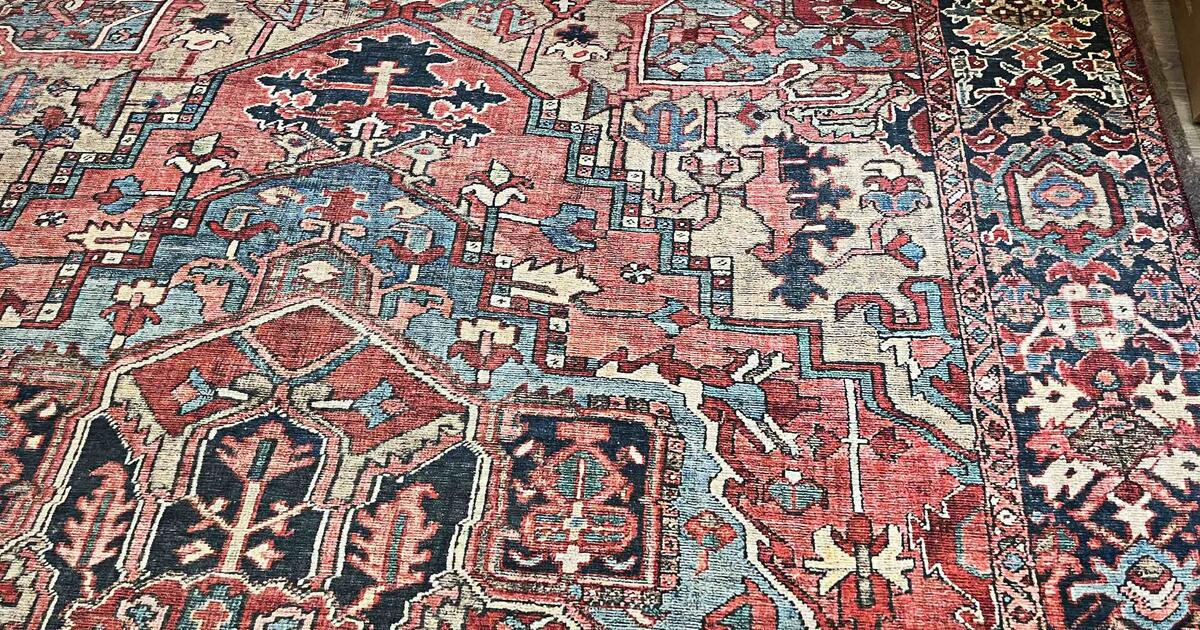 Reeta Printed Medallion Area Rug - Red for $80 in Alexandria, VA | For ...