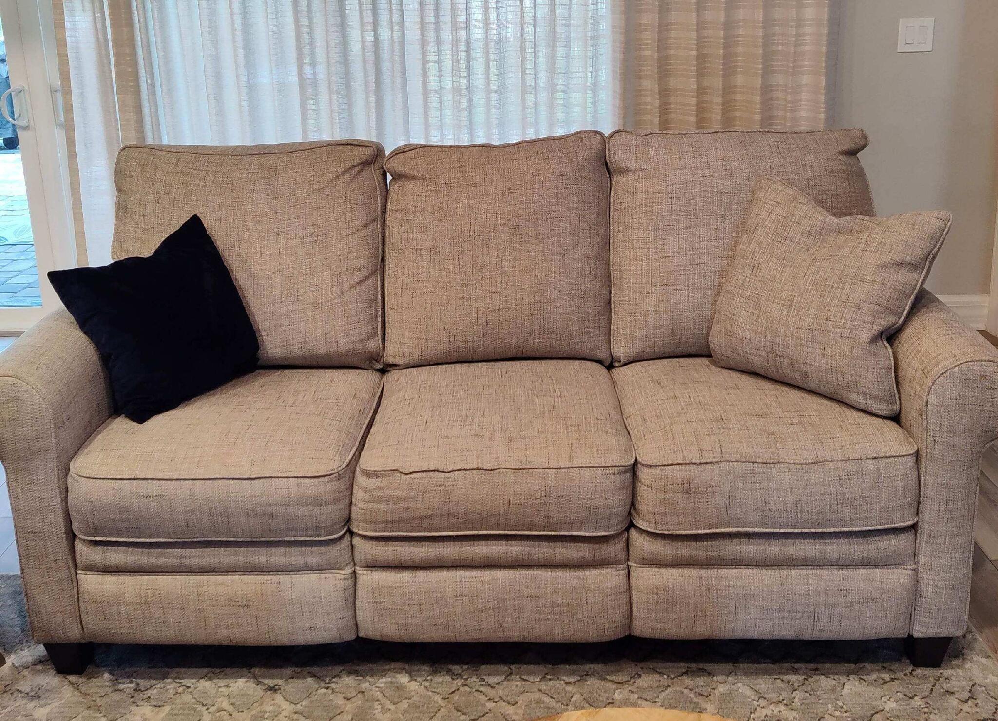 Two New Lazy Boy Colby Duo Sofas w/ recliners for $1350 in Ponte Vedra ...