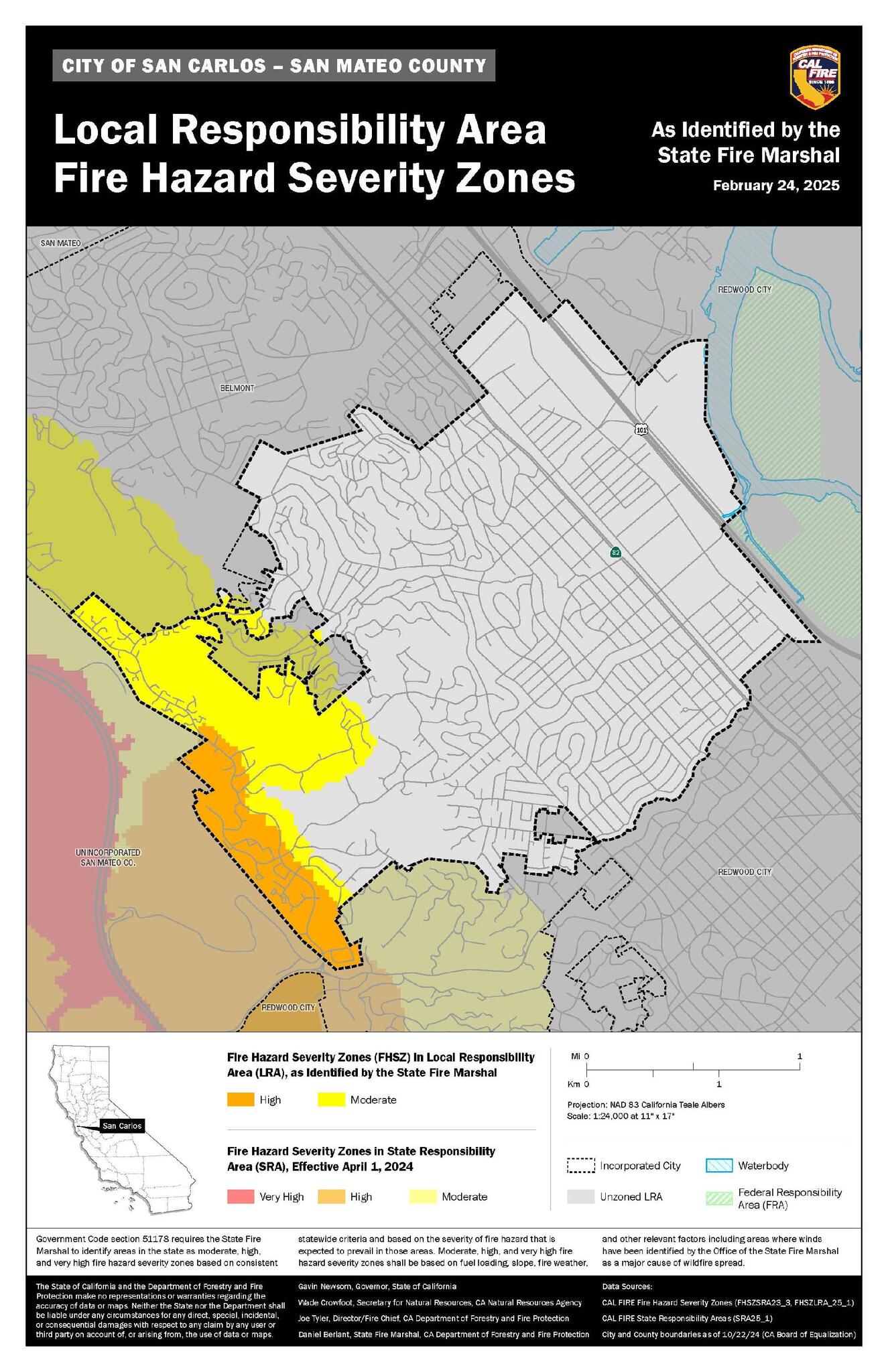 Fire Hazard Severity Zone Map Update (City of San Carlos) — Nextdoor ...