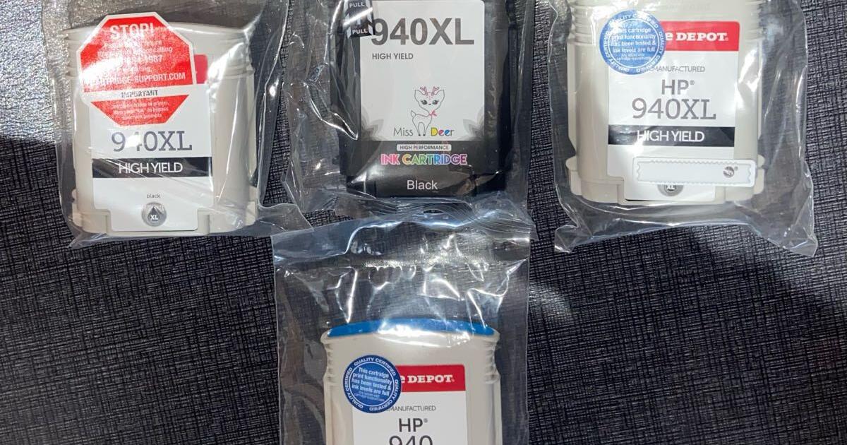 FREE: HP-940-XL Black(3), HP-940 Cyan for Free in Mercer Island, WA ...