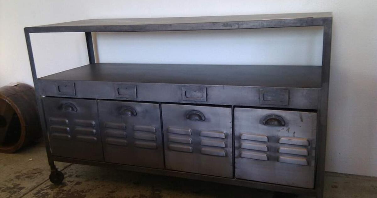 Farmhouse Industrial Vintage-Style Locker Room Console Table for $500 ...