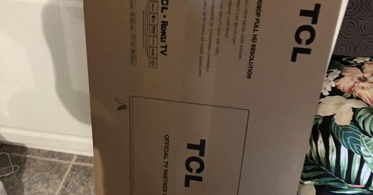 New, still in sealed box 32” TLC Roku TV Pick up in Aiken Estates! for ...