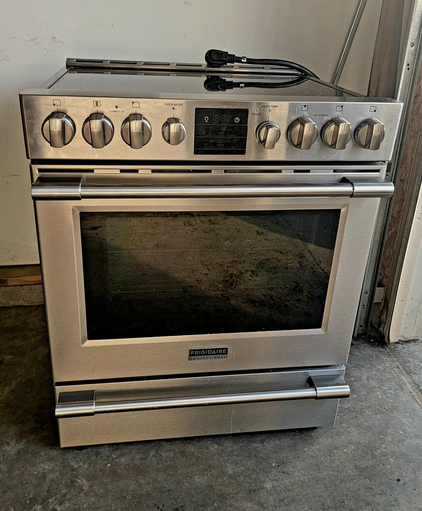 Electric Range - Frigidaire Professional brand - Stainless steel Model ...