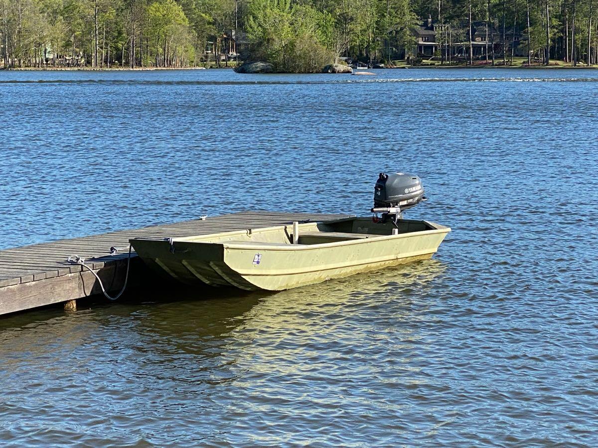 12 ft Jon boat w/ Yamaha 4hp for $1500 in Greensboro, GA | For Sale ...