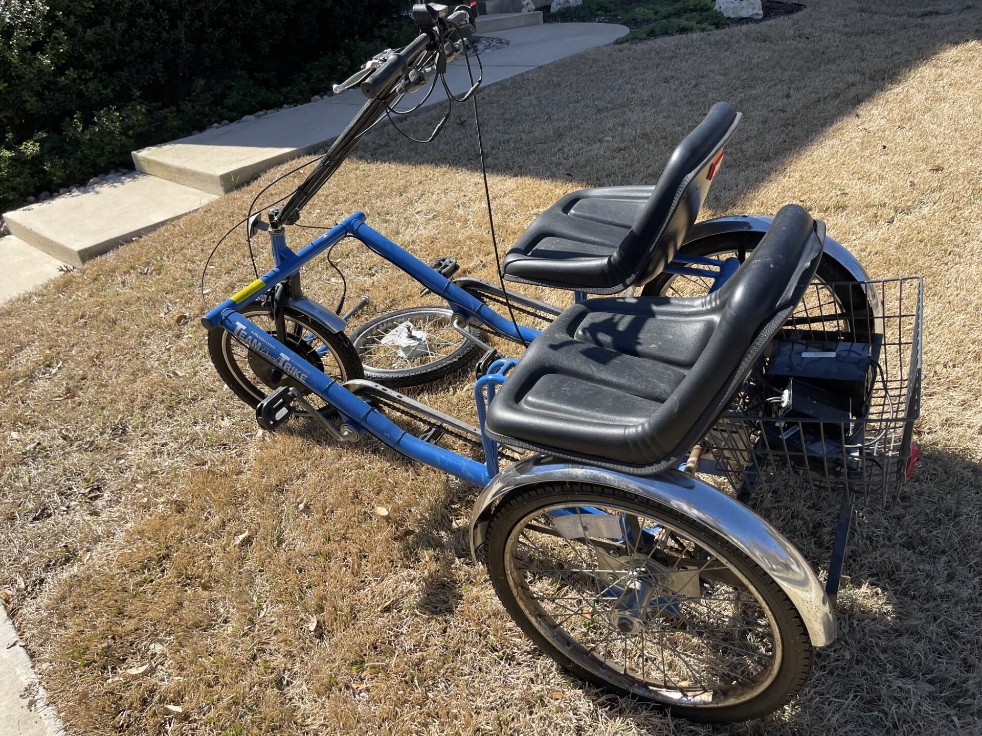 Electric two person bicycle $480.00 - bought new for $3,098.00 for $480 ...