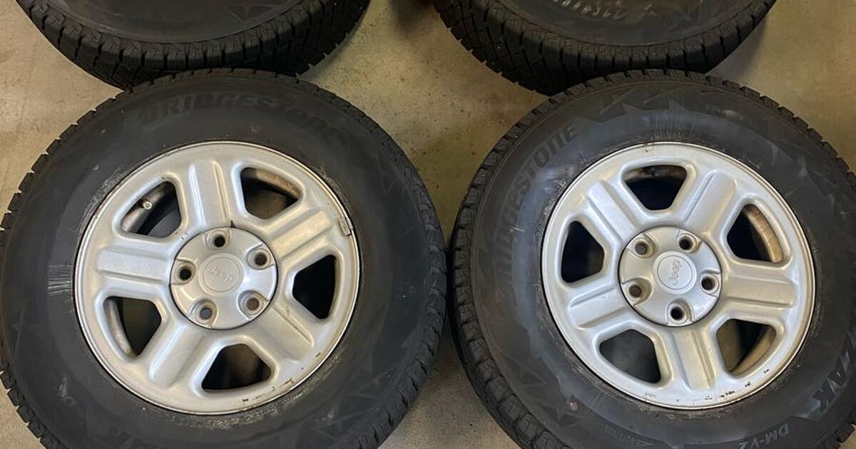 Bridgestone Blizzak: set of four tires and wheels, like new for $200 in ...