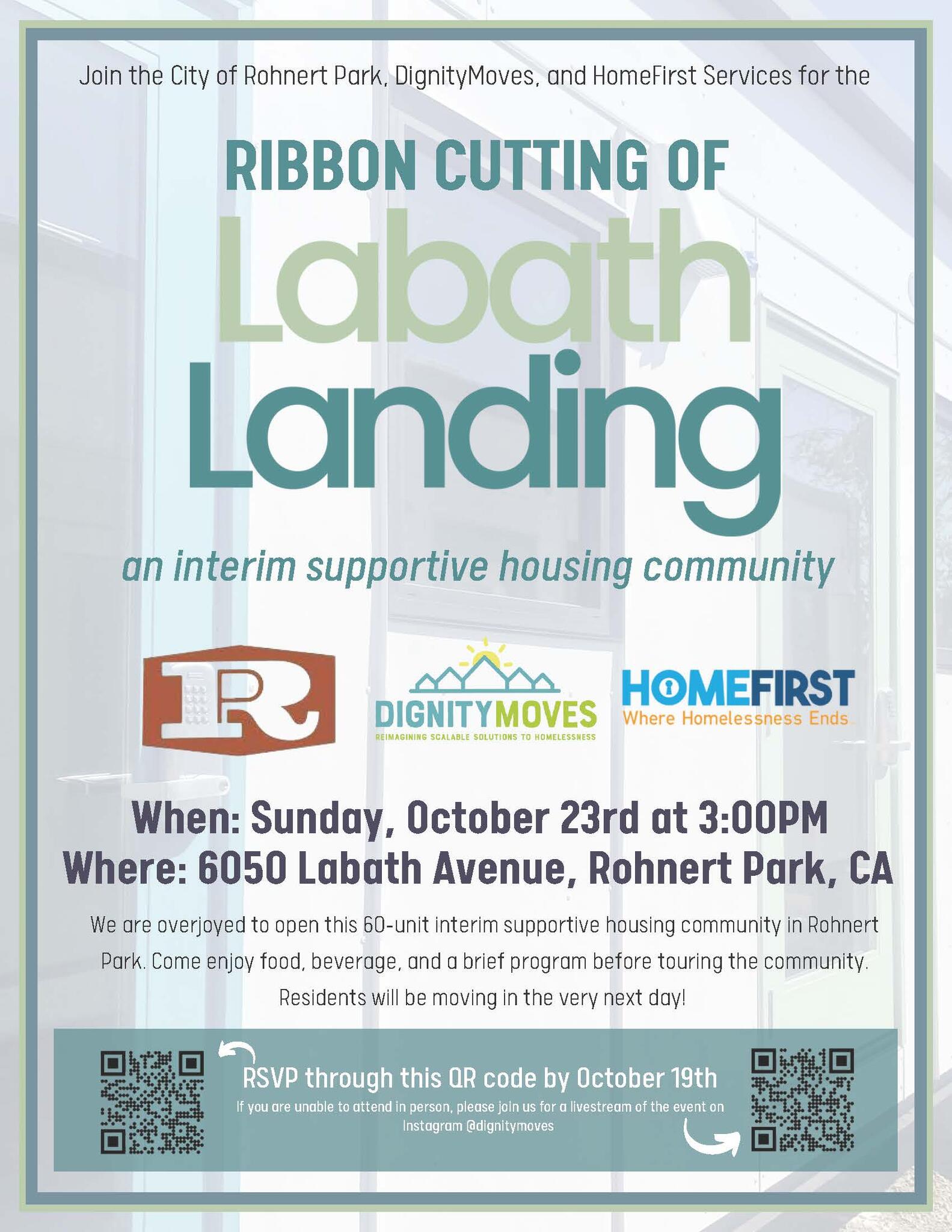 Labath Landing Ribbon Cutting / Corte de listón de Labath Landing (City of Rohnert Park ...