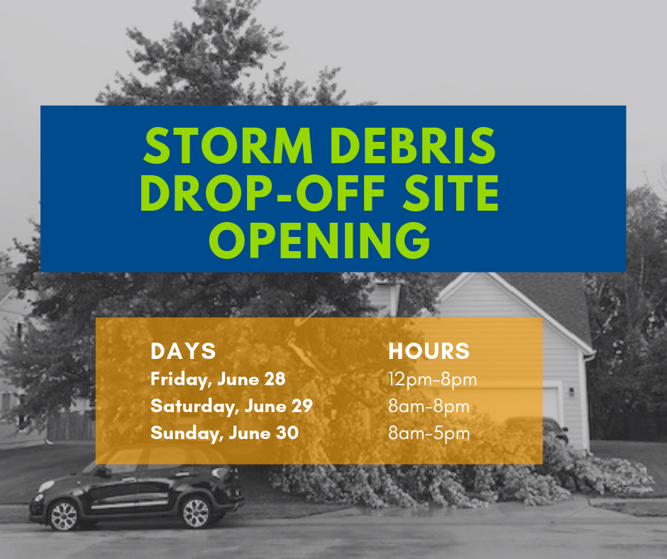 Storm Debris Drop-Off Site Opening (City of Shawnee) — Nextdoor — Nextdoor