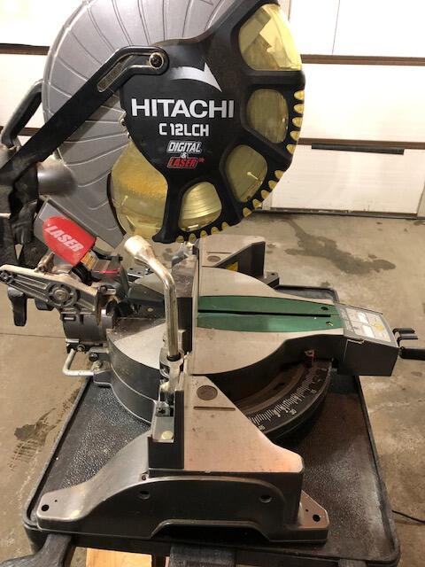 Hitachi C12LCH Digital/Laser Miter Saw 12" for $70 in Burnsville, MN ...
