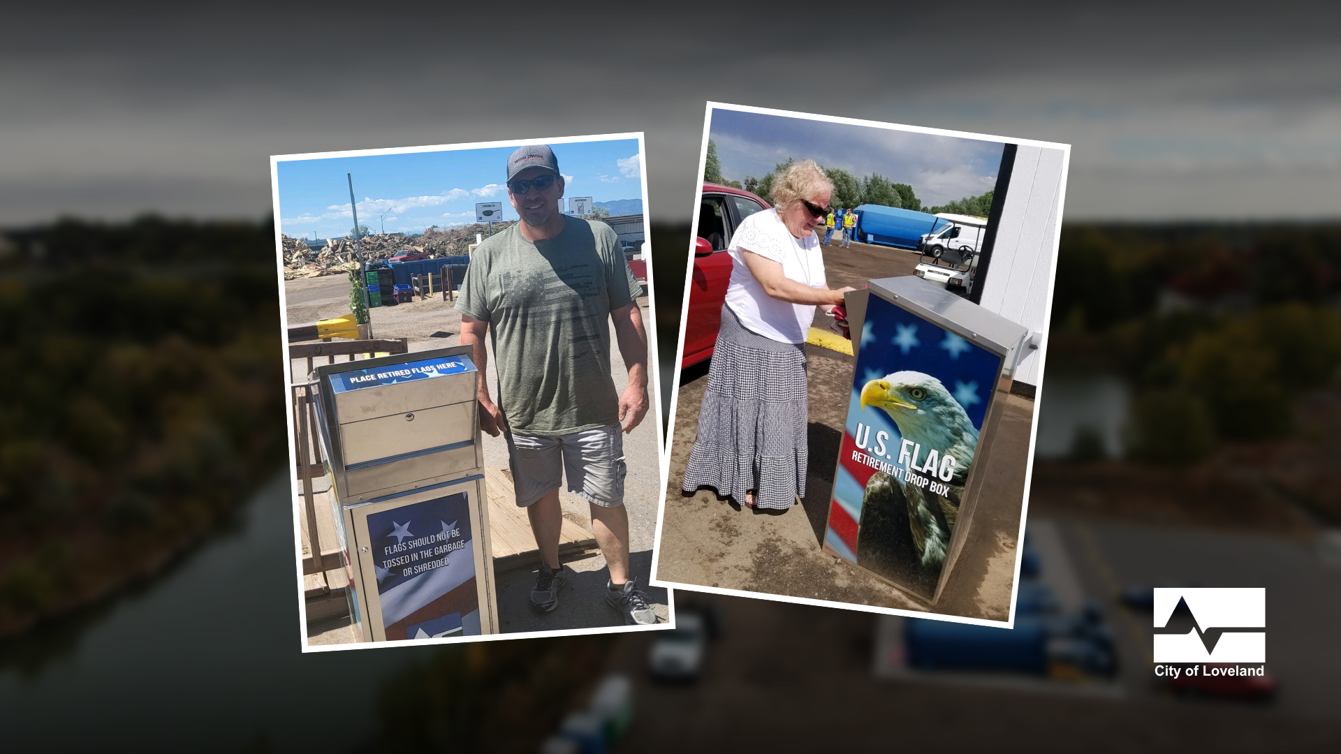 🇺🇸 American flag drop-box now available at the Recycling Center (City ...