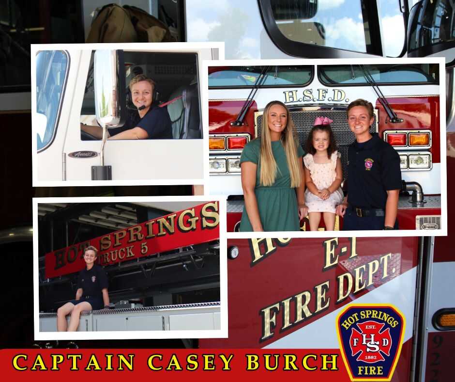 When you meet Casey Burch, the newly promoted Captain at the Hot ...