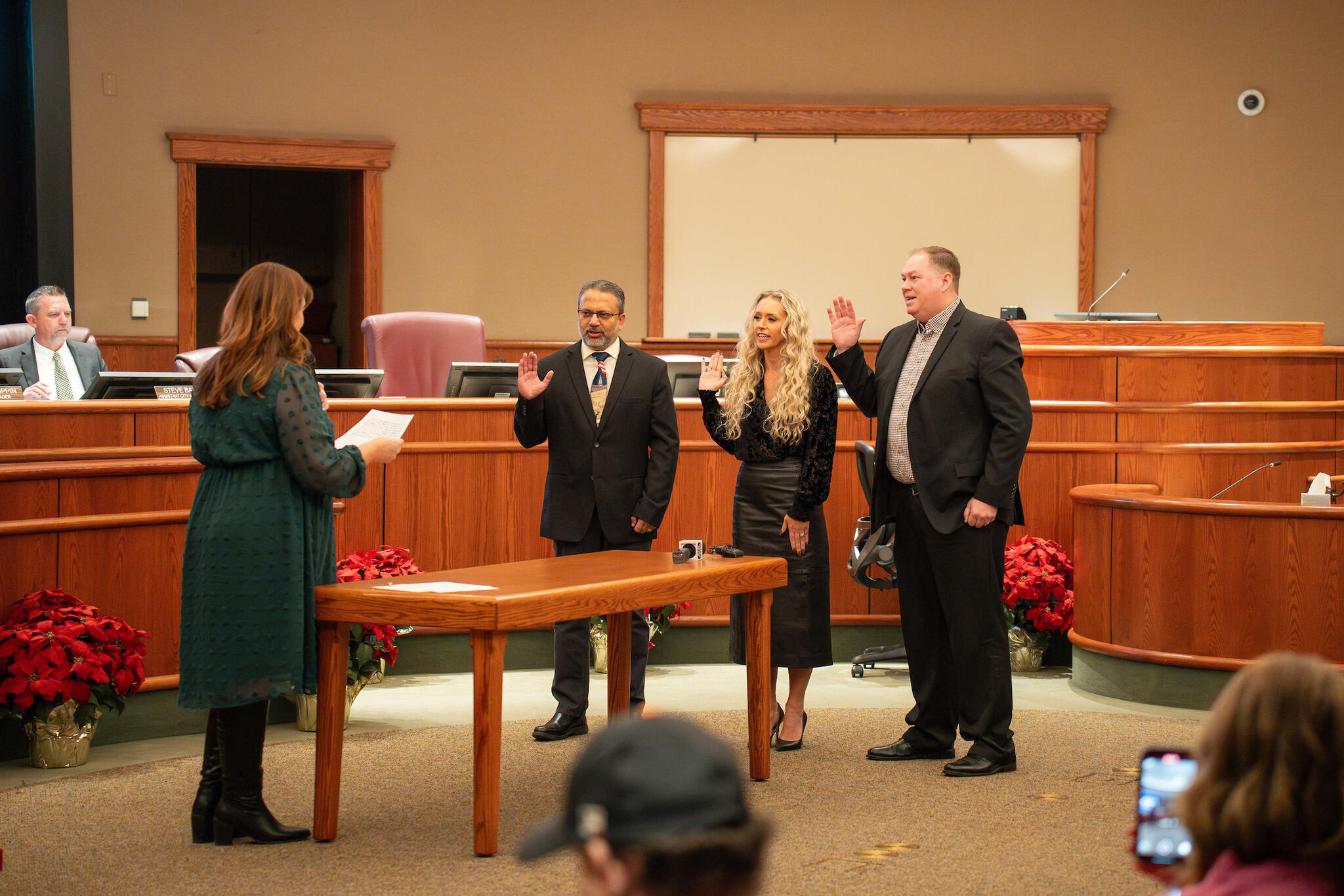 On Tuesday, December 3, 2024, three new members of the Redding City ...