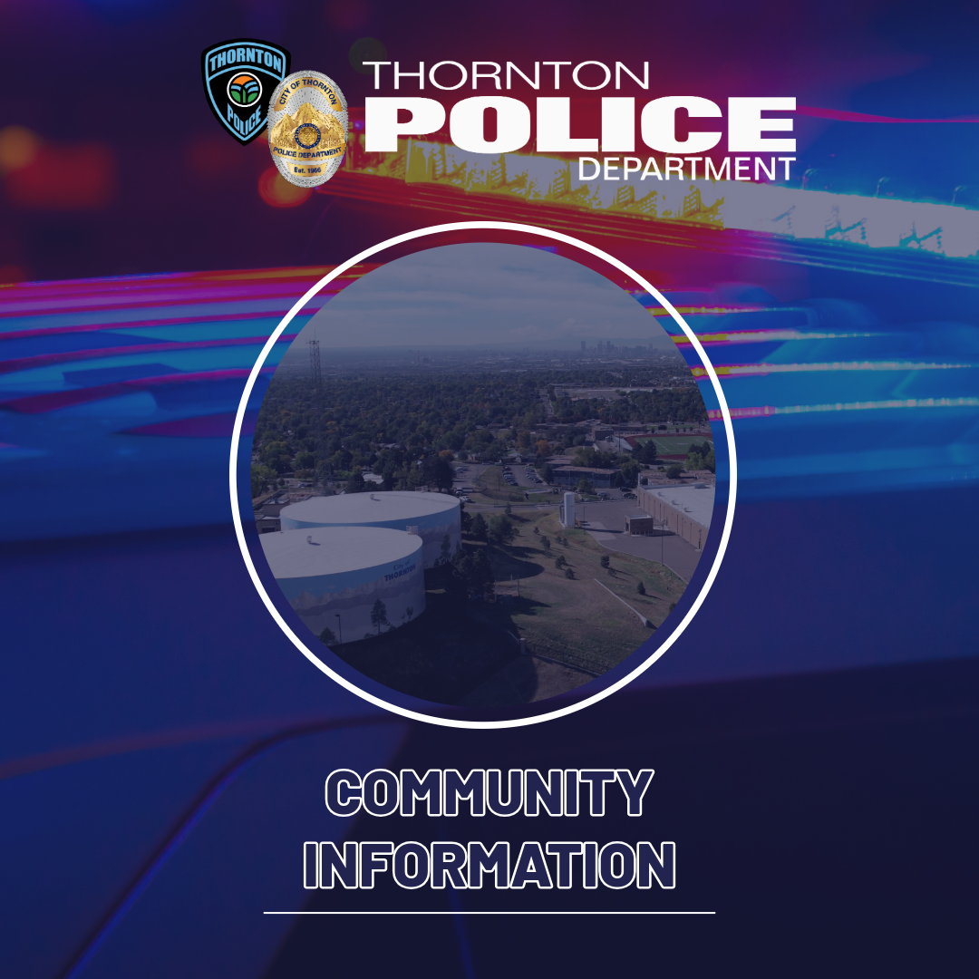 The Thornton Police Department recognizes community concerns regarding ...