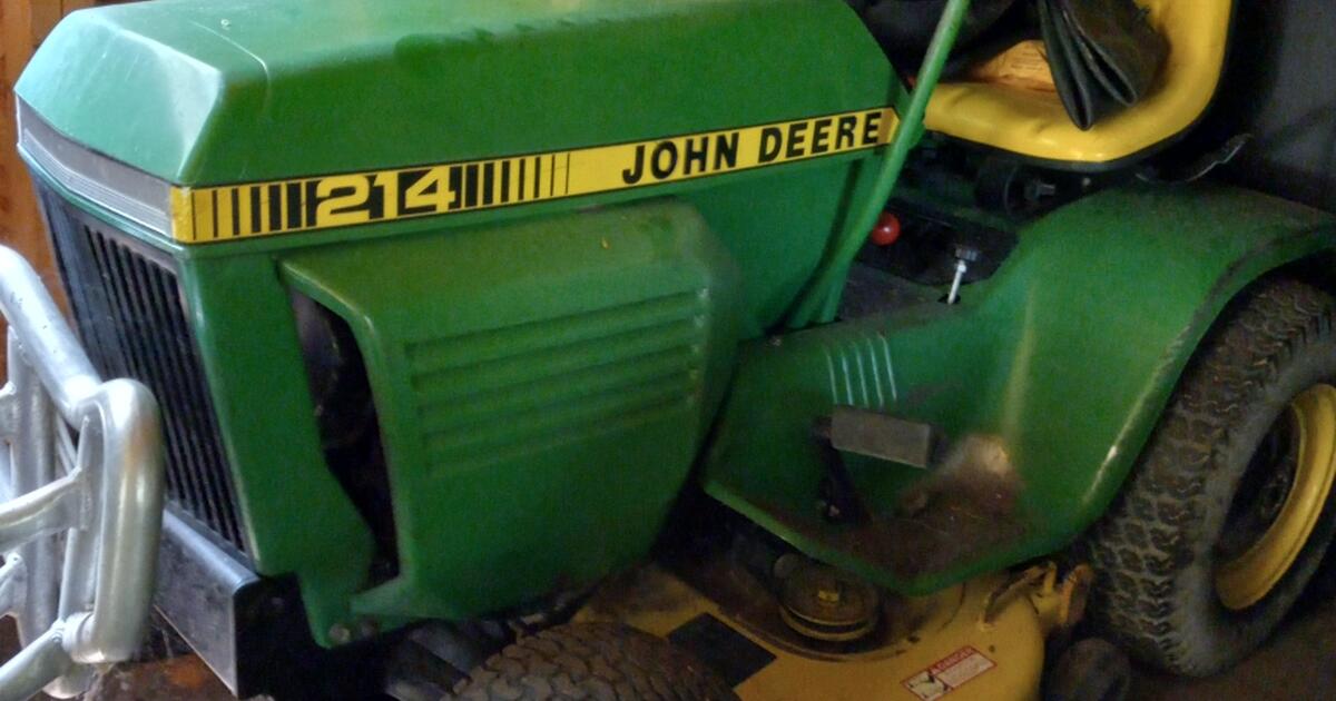 1986 John Deere 214 Garden Tractor for $450 in Hardwick, NJ | For Sale ...
