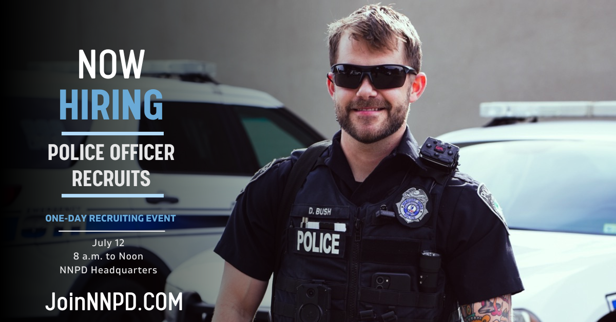 NNPD is hiring for new police officer recruits! (Newport News Police ...