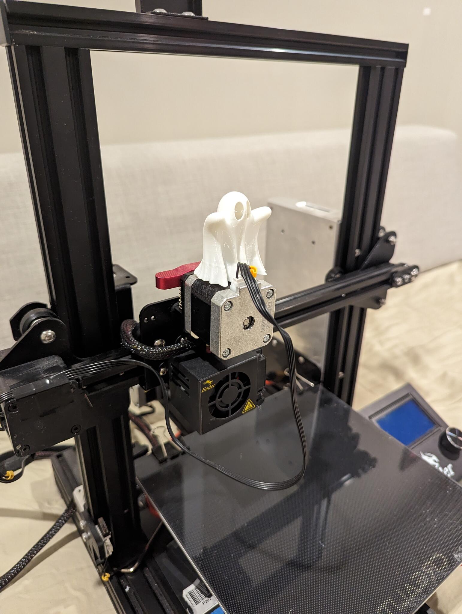 Modded Ender 3 Pro: Direct Drive, Glass bed, Quiet fans, better bed ...
