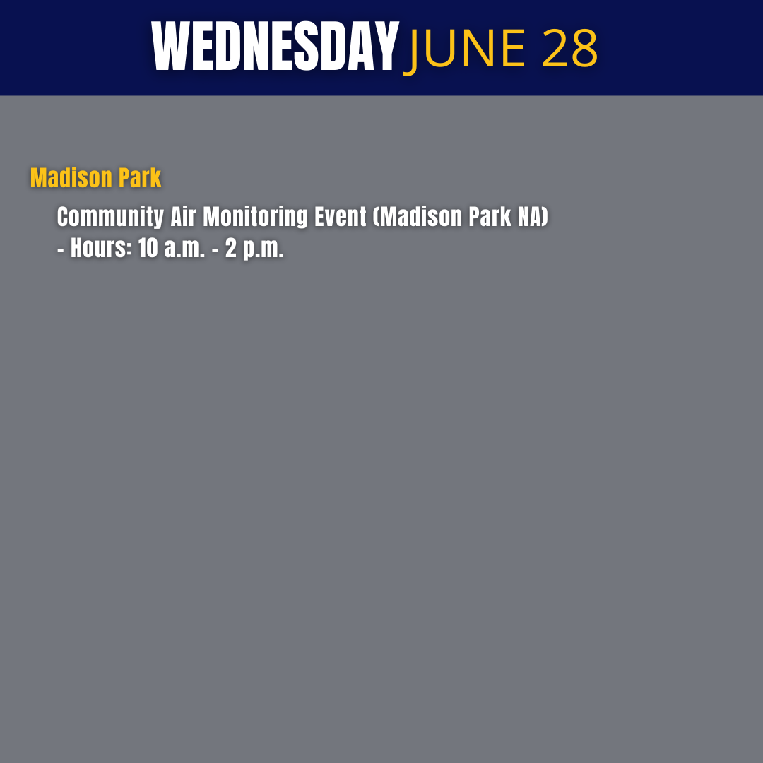 Here are the locations of upcoming permitted events and road closures ...