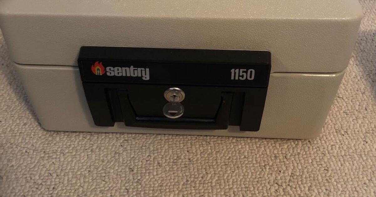 Sentry fireproof box for $40 in Newtown, PA | For Sale & Free — Nextdoor