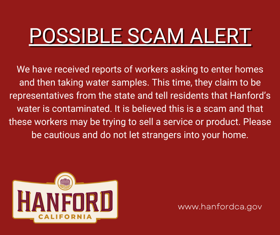 POSSIBLE SCAM ALERT: We have received reports of workers asking to ...