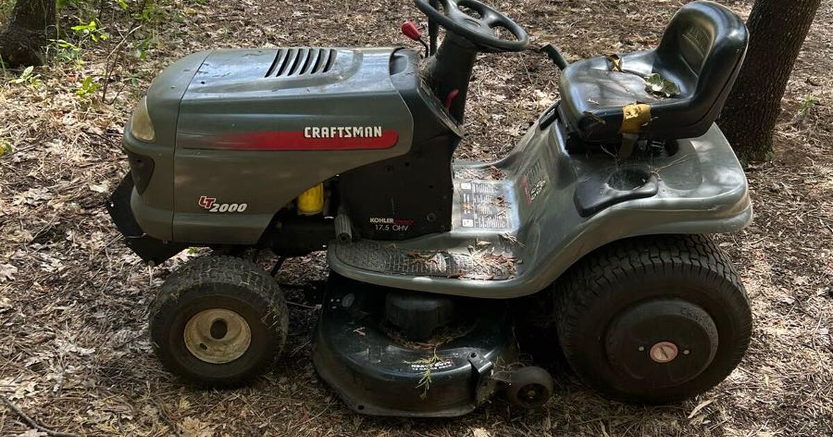 Craftsman LT2000 Riding Lawn Mower for Free in Arnold, CA | For Sale ...