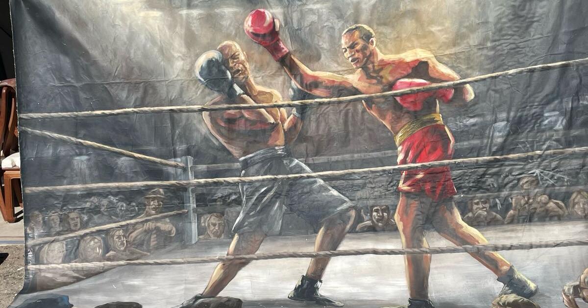 Boxing Match painting on canvas for $110 in Grover Beach, CA | For Sale ...