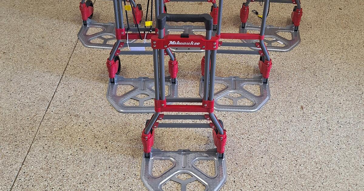 Milwaukee Dolly 150 lb. Capacity Foldup Hand Truck Brand new 40$ each East bakersfield area for ...