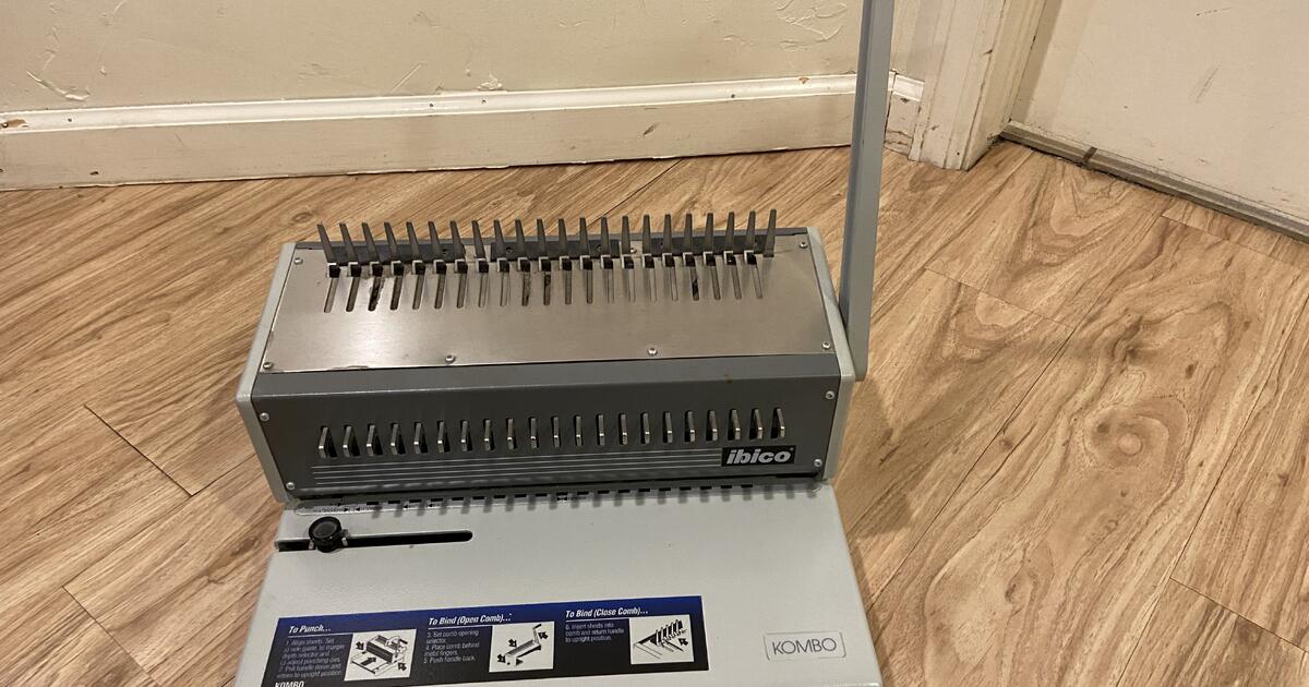Comb binder and assorted size binding combs for $15 in Silverthorne, CO ...
