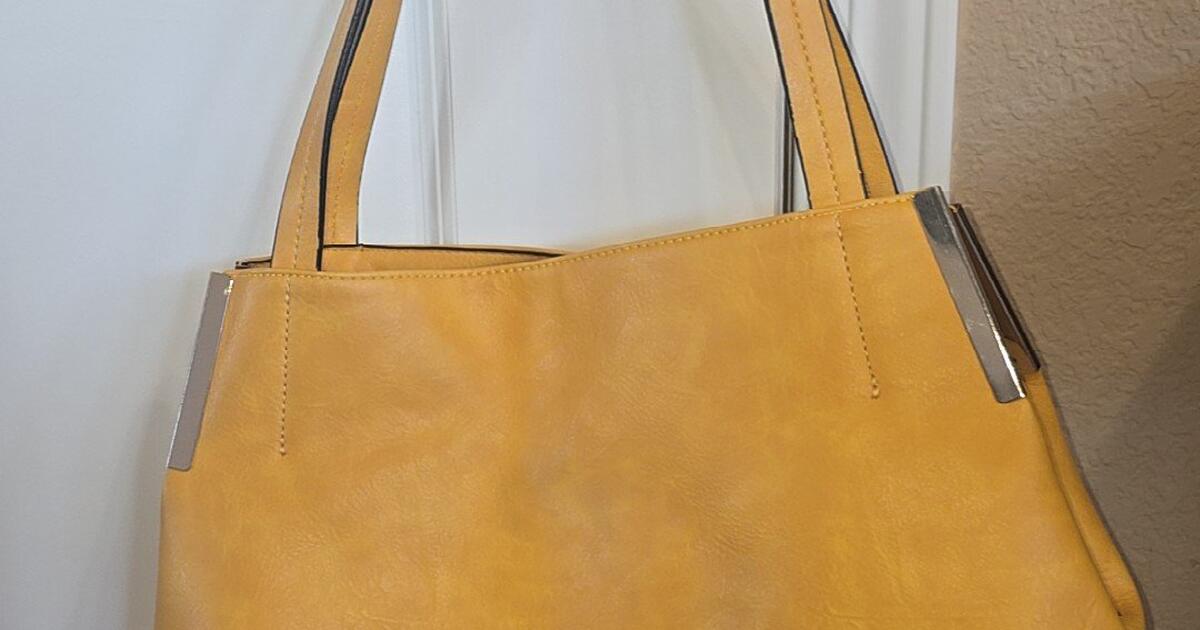 Mustard Yellow Medium Handbag for $10 in Cameron Park, CA | For Sale & Free — Nextdoor