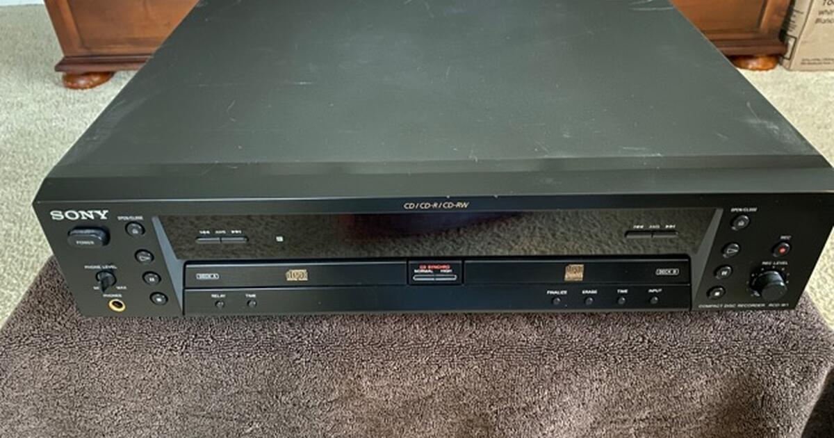 Sony Compact Disc Recorder Dual CD Deck Player for $50 in Charlotte, NC ...