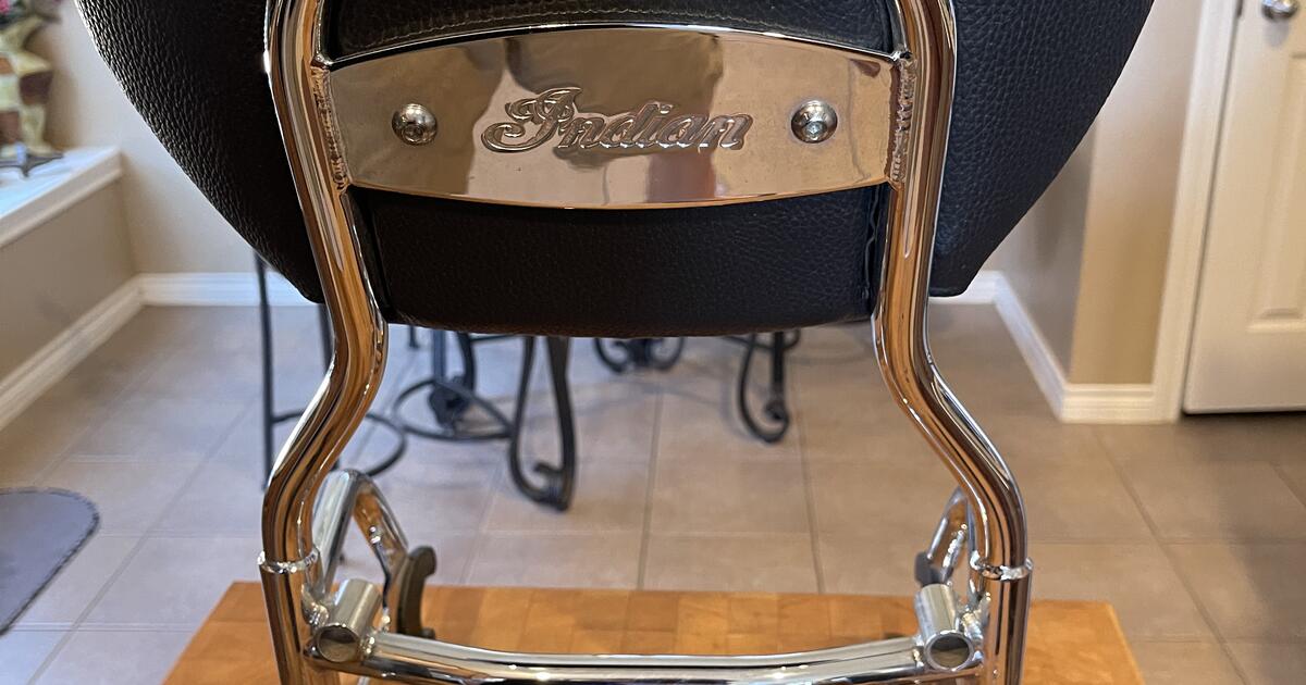 Indian motorcycle matching rear pillion seat and quick connect short ...