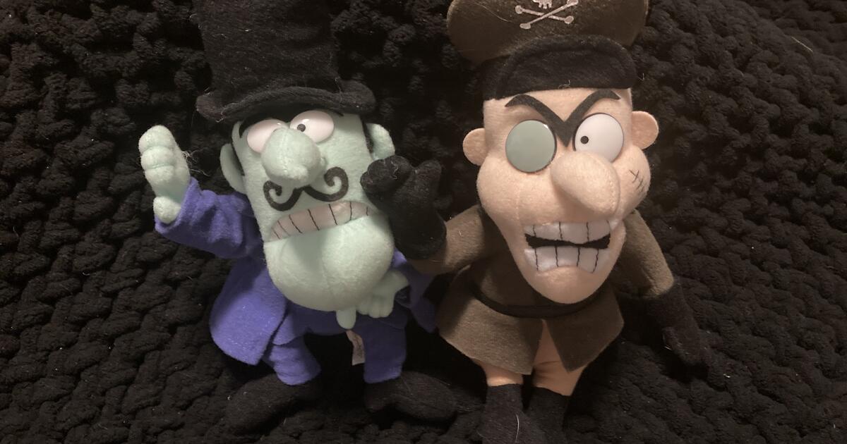 Rocky and Bullwinkle Villains - Snidely Whiplash & Fearless Leader for ...