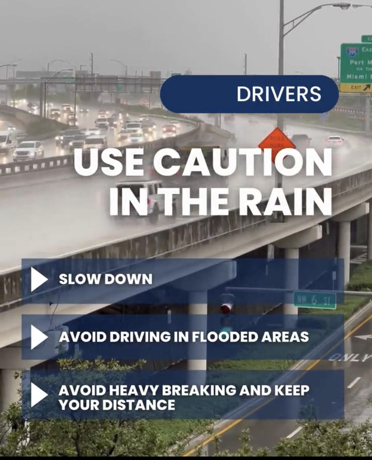 Use caution in the rain. (Miami Police Department) — Nextdoor — Nextdoor