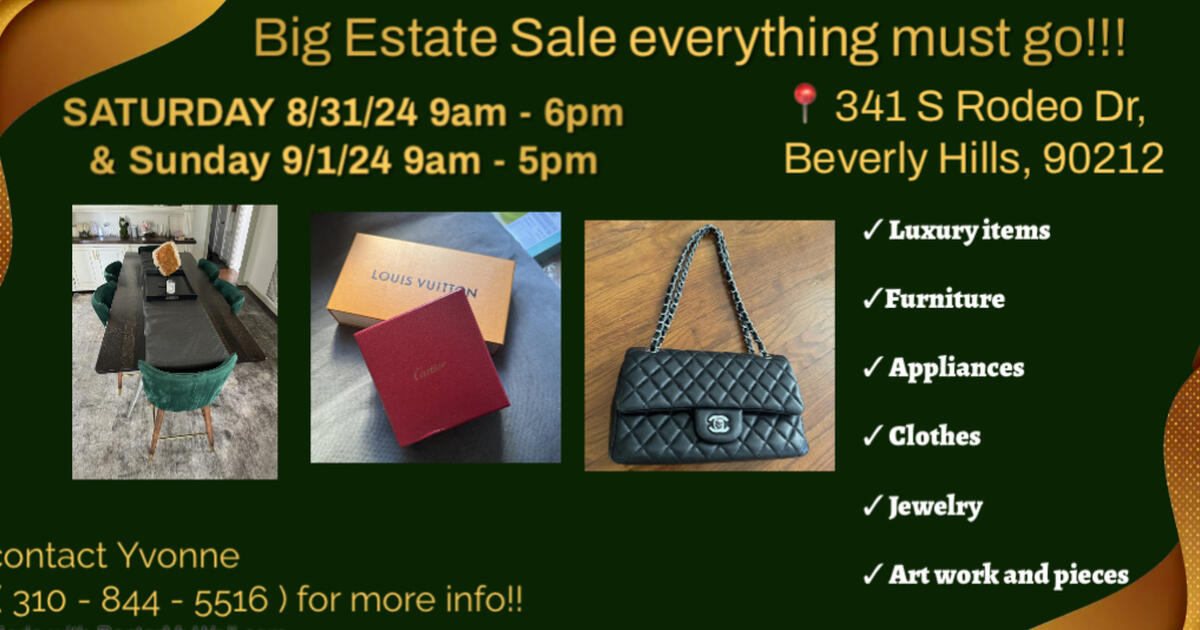 Big Estate Sale - Everything Must Go! for Free in Los Angeles, CA | For ...