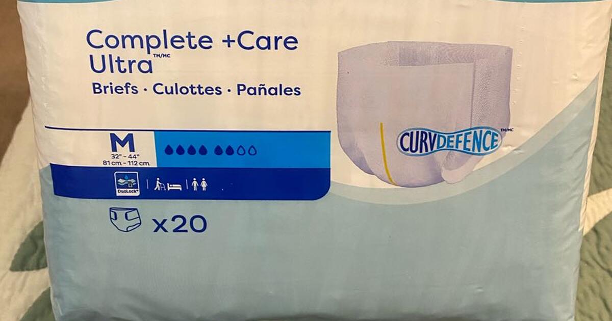 FREE Complete + Care Ultra Briefs LG and MED Size. Brand new. for Free ...