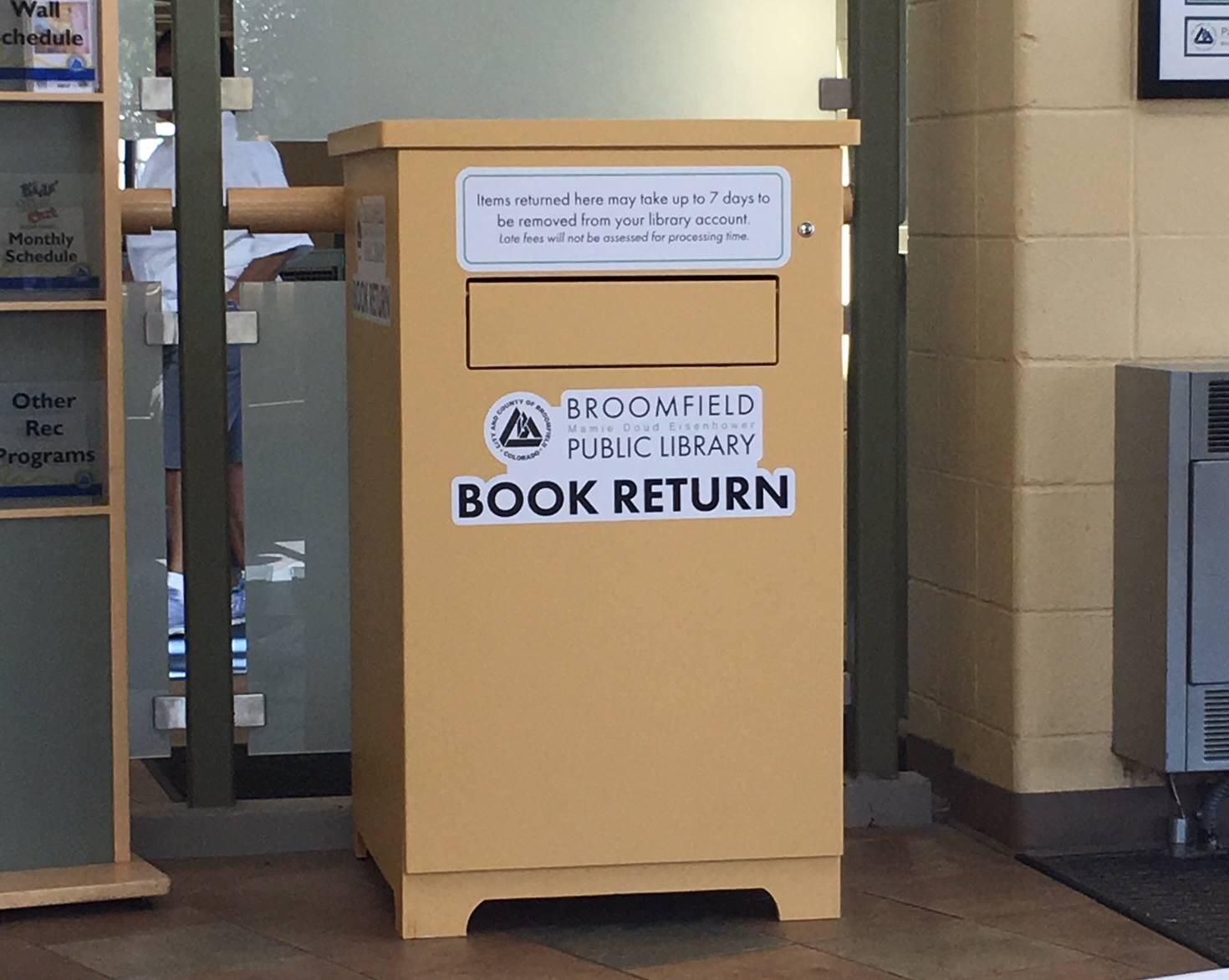 New Library Bookdrop at PDRC (City of Broomfield) — Nextdoor — Nextdoor