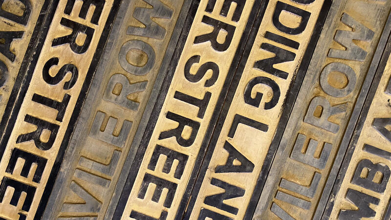 Poplar Barn · 10% off Reproduction Famous London Street Signs — Nextdoor