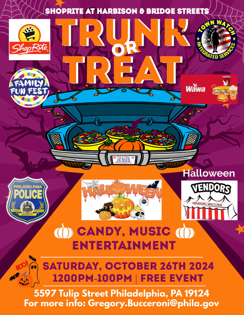 ShopRite Plaza Trunk or Treat Community Event Saturday October 26th ...