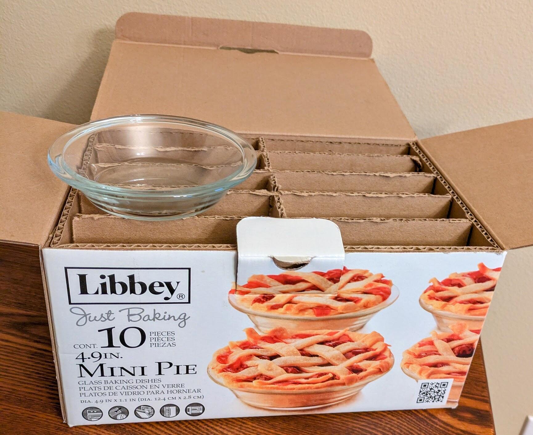 LIBBEY Just Baking 9 Glass Mini Pie Pans for $15 in Lake Stevens, WA ...