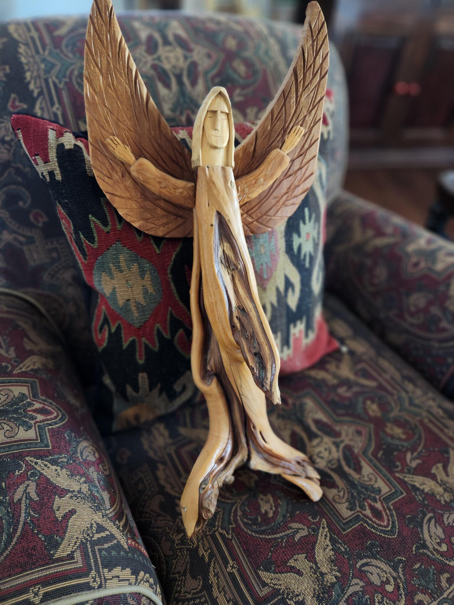 Large Wood Carving by Duane Alvarez New Mexico for $250 in Cave Creek ...