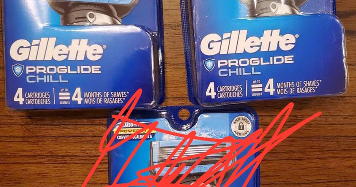 $10 EACH Gillette Proglide Chill razor blade refills. for $10 in Fuquay ...