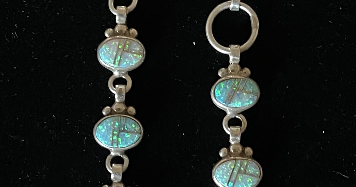 Navajo Sterling Silver Opal Watch Band for $105 in Marana, AZ | For ...
