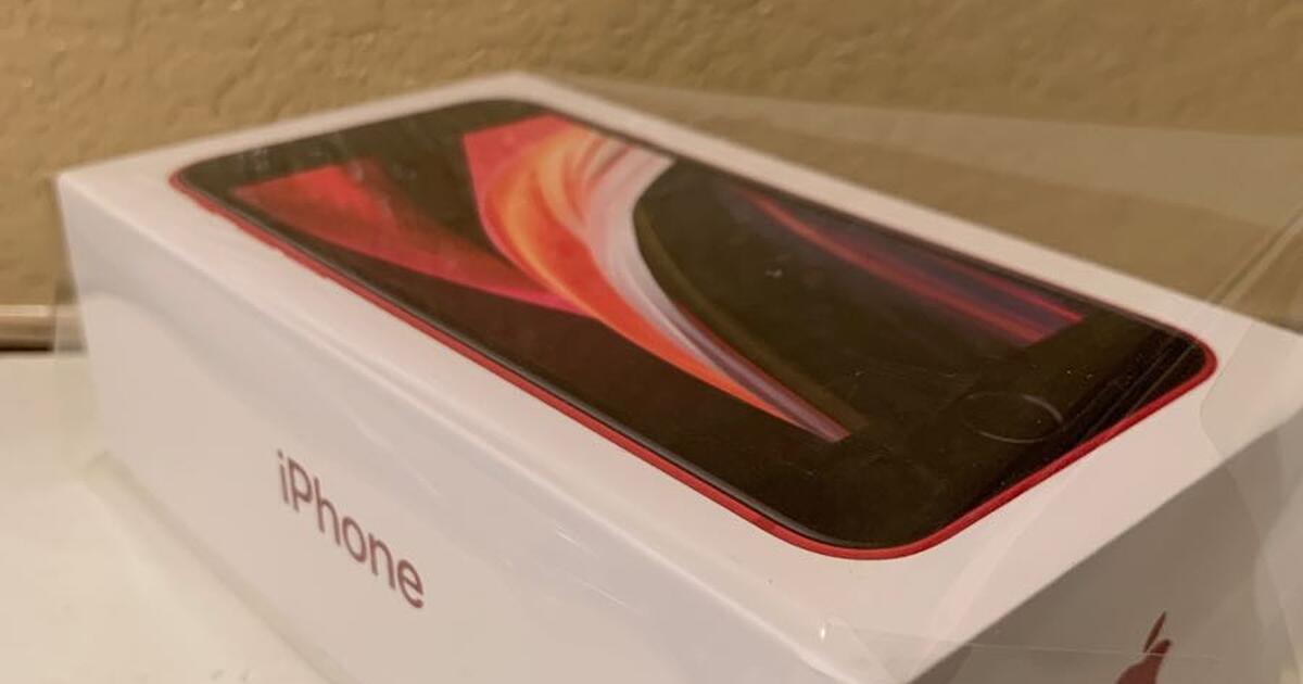 iPhone SE2 (Unlocked) Red, Mint with box for $200 in Sugar Land, TX ...