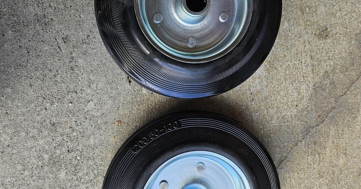 Two Metal Hub Wheels 8 inch 3/4 bore for $10 in Birmingham, AL | For ...