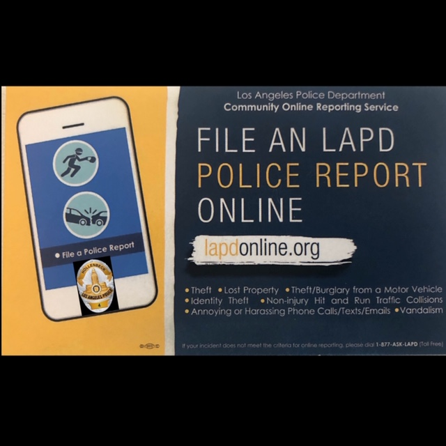 Hollenbeck Community - FILE AN LAPD POLICE REPORT ONLINE (Los Angeles ...