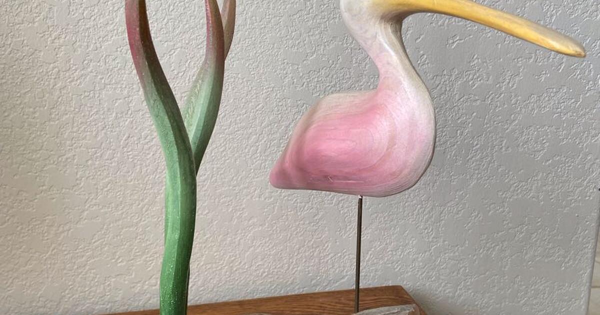 Spoonbill statue for $15 in Punta Gorda, FL | For Sale & Free — Nextdoor